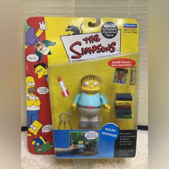 Playmates Toys | Toys | Vintage Playmates Toys The Simpsons Series 7 ...